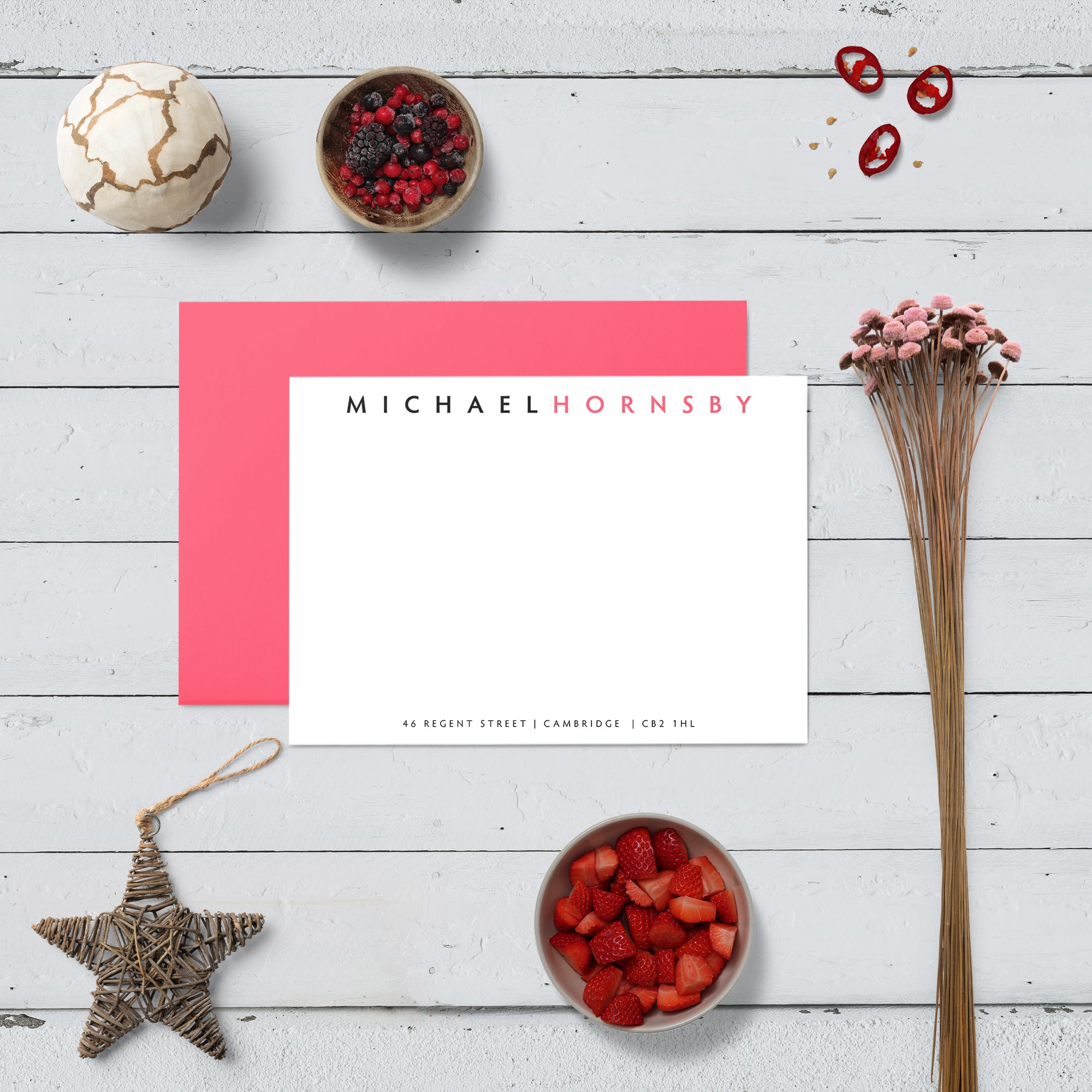 Flat Notecard Set Colour Collection - 'Burford' – Me Loovely