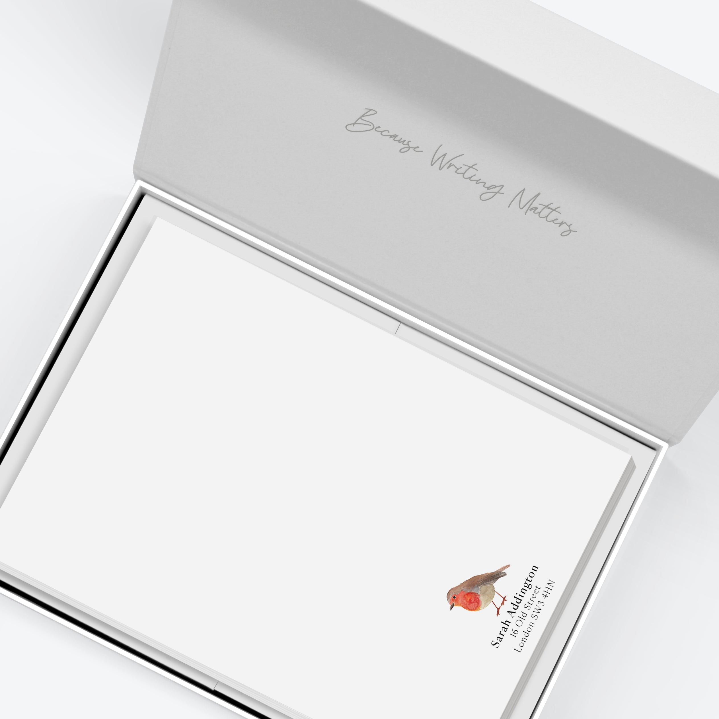 Personalised Letter Writing Stationery Set - Robin – Me Loovely