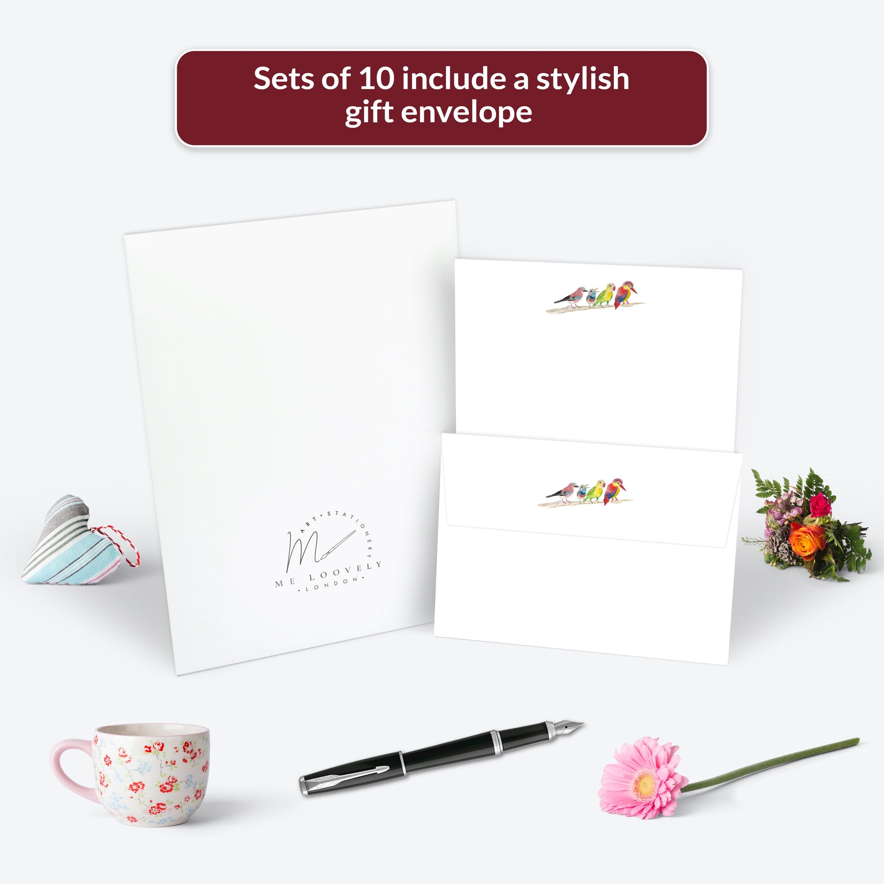 Birds Letter Writing Set – Me Loovely