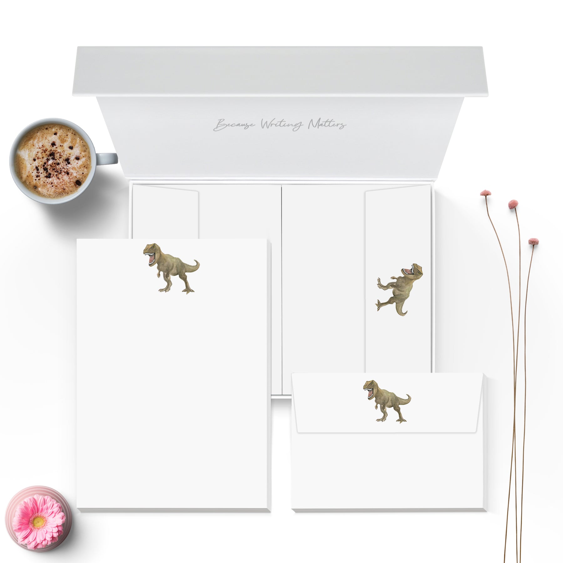 T-Rex Letter Writing Set – Me Loovely