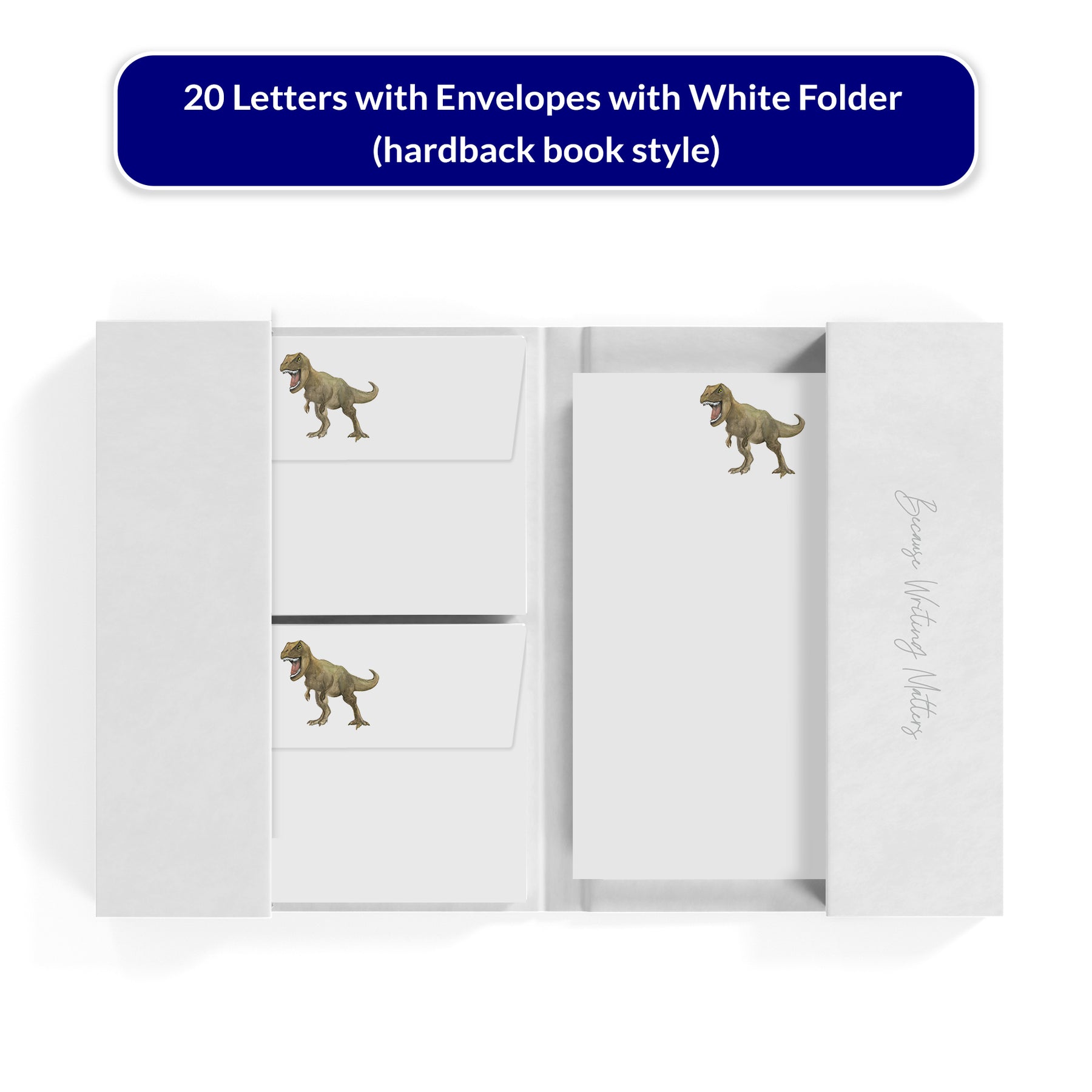 T-Rex Letter Writing Set – Me Loovely