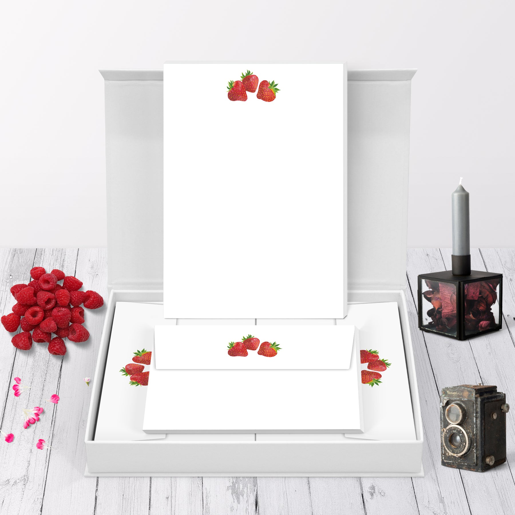 Strawberries Letter Writing Set – Me Loovely
